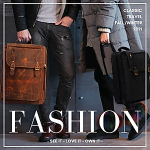 DreamController Leather Backpack Convertible 5in1 Laptop Bag, Shoulder Backpack, Messenger-Crossbody, Trolly Strap, Handle