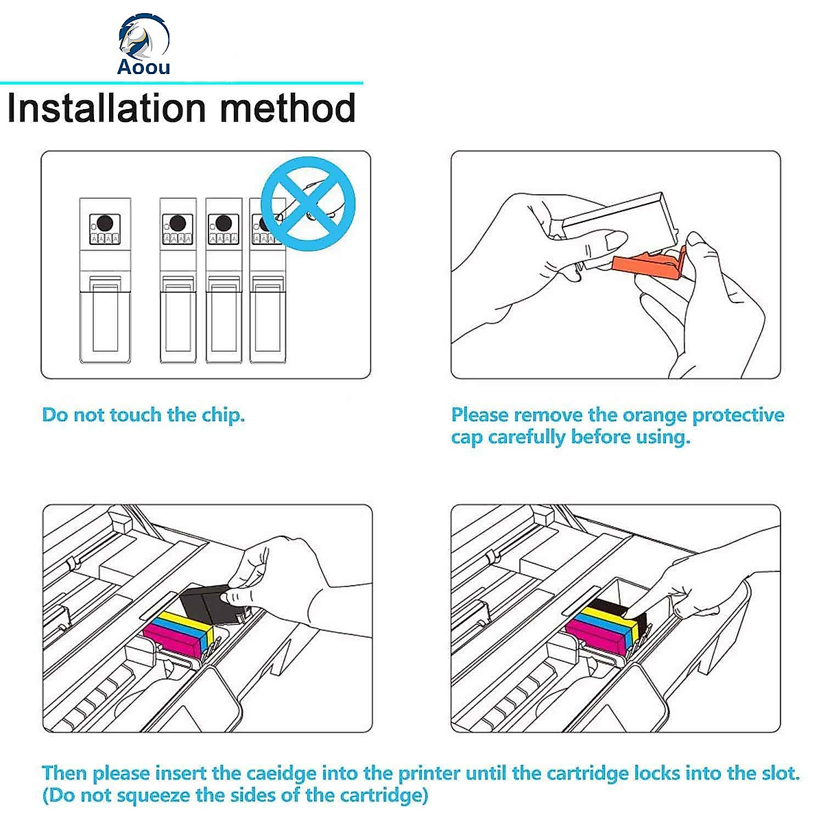 Aoou 920 Ink Cartridges, 10 Pack Compatible 920XL 920 XL Ink Cartridge for Officejet 6500 6000 7000 7500 6500A 7500A Printer (920XL-4BK2C2M2Y)