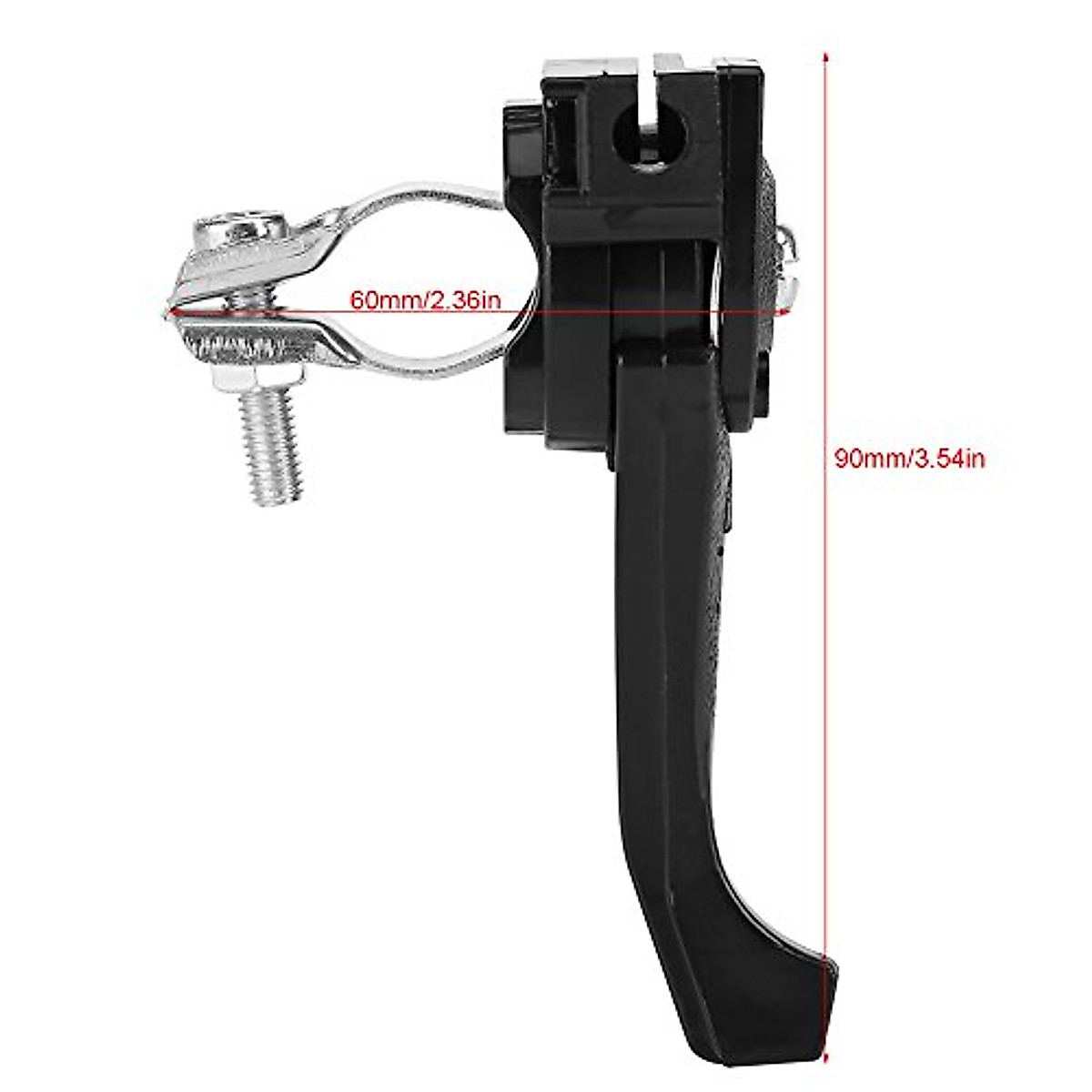 Tnfeeon Throttle Lever with Screw, Universal Mower Accessories Lawnmower Throttle Lever Fit for 23~27mm Handlebar Garden Agriculture Supply