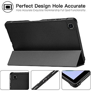 ZtotopCase Case for Samsung Galaxy Tab A7 10.4 Inch 2020 (SM-T500/T505/T507), Ultra-Thin and Lightweight Smart PU case with Automatic Sleep/Wake Function, case for Samsung Galaxy Table A7, Black