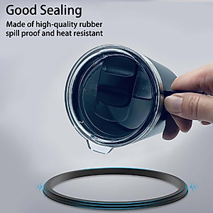 ZVJV Premium 20 oz Tumbler Lid, Replacement Lids Compatible for YETI 20 oz Tumbler, 10/24 oz Mug and 10 oz Lowball, Spill Proof Cup Lids Covers with Magnetic Slider Switch, BPA Free(Pack of 2)