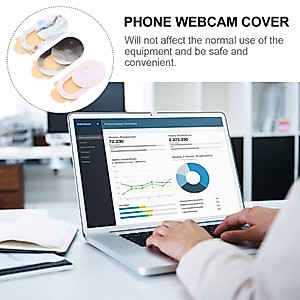 SOLUSTRE 3 Pcs Camera Privacy Cover Phone Webcam Cover Webcam Sticker Tablet Camera Cover Computer Stickers for Laptop Webcam Sliding Cover Slider abs Protective case Personality
