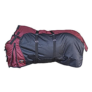 CHALLENGER 84" 1200D Horse Turnout Waterproof Heavy Weight Winter Blanket 5EE20BG