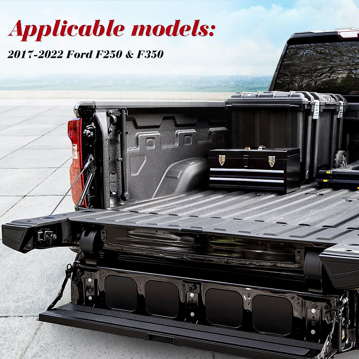 43205 Truck Tailgate Assist Shock Damper fit for Super Duty Ford F250 & F350 2017 2018 2019 2020 2021 2022 Vepagoo