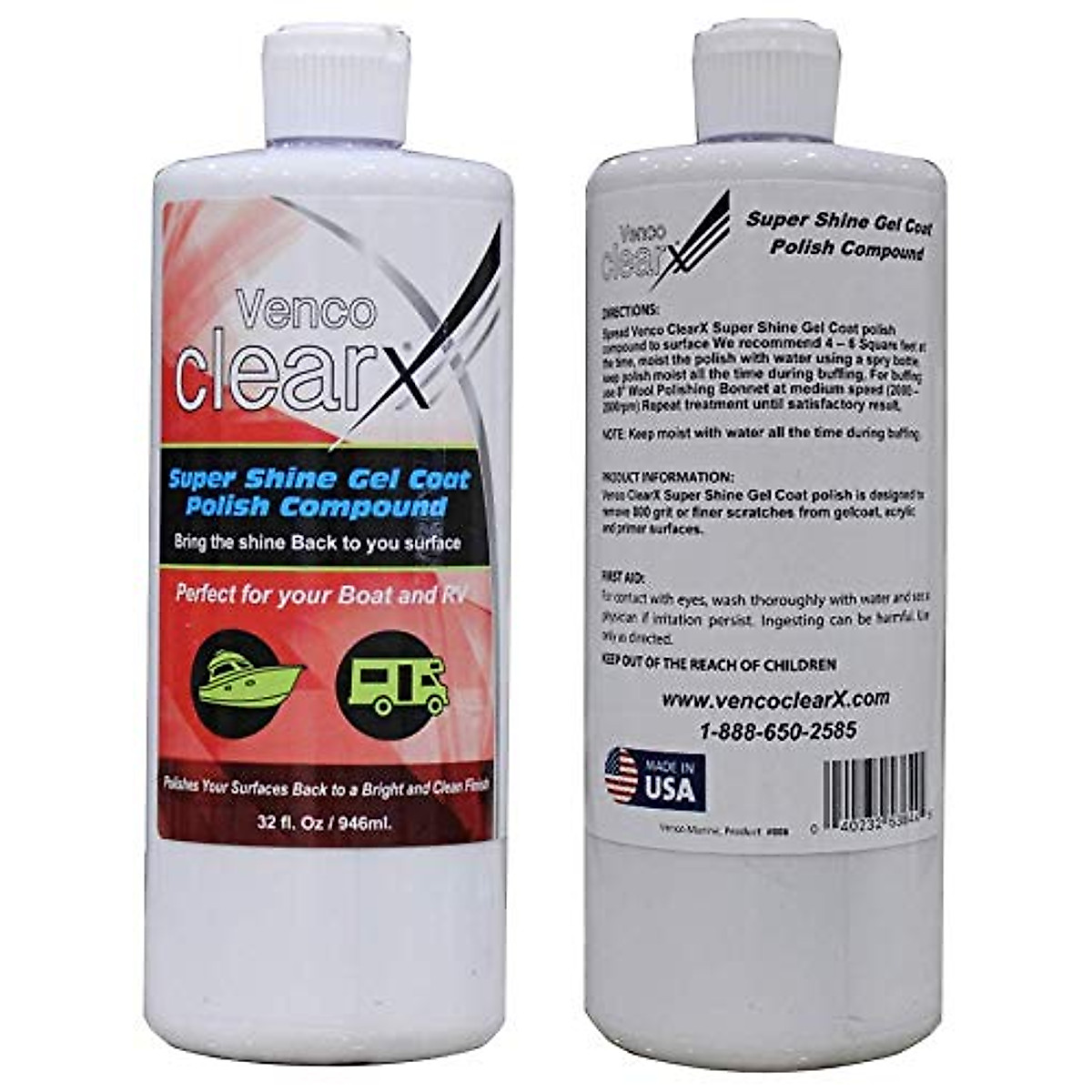 Venco Clear X Gel Coat Polish | Bring Back The Shine