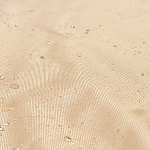 Budge Sedona Oval Patio Table Cover, Tan, Large