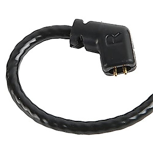 MMCX to 2 Pin 0.78mm Adapter Cable, MMCX Female to 2 Pin 0.78mm Male Headphone Jack Adapter Cord with Gold Plated Connector for QDC, AS12, AS16, ZSX, ZSN, UE 18Pro, etc