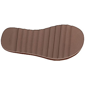 Koolaburra by UGG Women's Fuzz It Sandal, Natural, Size 11