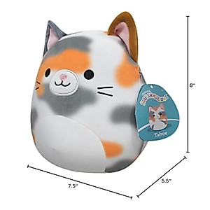 Squishmallows 8-Inch Tahoe Tortoiseshell Cat - Little Ultrasoft Official Kelly Toy Plush