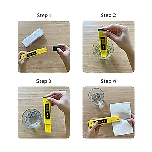 Water Quality Tester, Digital TDS, EC & Temperature Meter 3 in 1 and Digital PH Meter, 0-9999ppm
