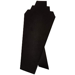 TWING Black Velvet Necklace Jewelry Display Organizer Stand 6pcs/pack, 12.5inches