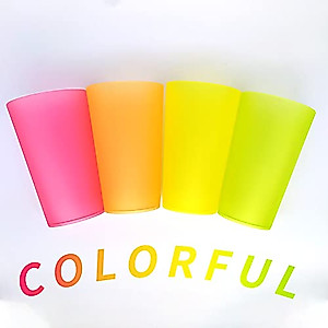 Children'S Cup-12 Sets Of Children'S Plastic Cups-10oz Children'S Juice Cup-Party Cup-Water Cup-Picnic Cup-Dishwasher Safe-Bpa Free Cup-4 Bright Colors-Suitable For Bright Children And Toddlers