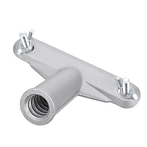 jojofuny Broom Handle Bracket with Broom Handle Adapter and Handle Mounting Brackets, Pole Handle Adapter Broom Head Bracket Connecting