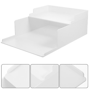 Cabilock 2pcs Desk Pen Holder Stand Office Supplies Office Pen Holder Office Supply Organizers and Storage Bins Desktop Stationery Organizer Desktop Makeup Container File Storage Shelf