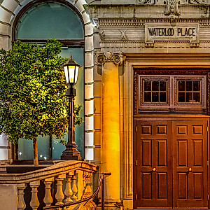 ZJOJO Outdoor Post Light with E26 LED Bulb,Clear Glass Shade Pole Lantern Fixture,Garden,Patio,Pathway,Black,3038,2 Pack