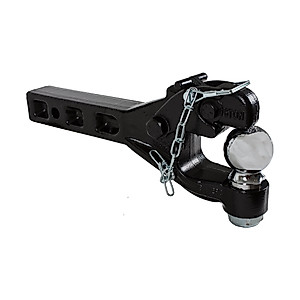 Buyers Products RM62516 6-Ton Receiver Mount Combination Hitch with 2-5/16 Inch Ball, Black