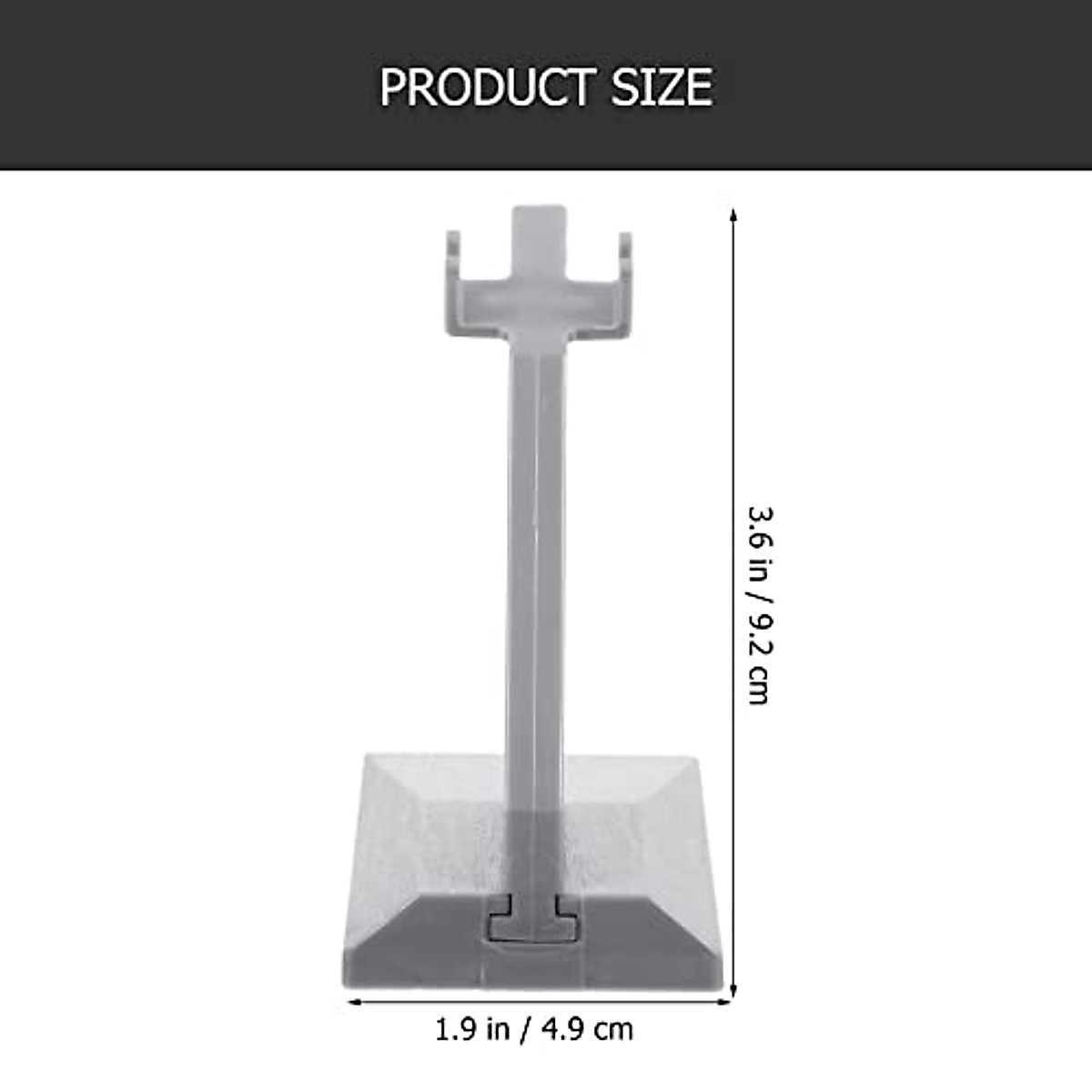 SAFIGLE Plastic Display Stand 2pcs Plastic Model Plane Display Stand Universal Aircraft Model Plane Stand No Airplane Model for Building Blocks Planes Random Color Aircraft Display Stand