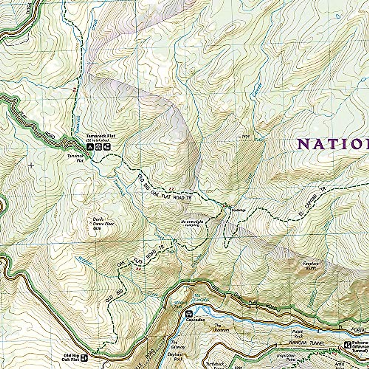 Yosemite SW: Yosemite Valley and Wawona Map (National Geographic Trails Illustrated Map, 306)