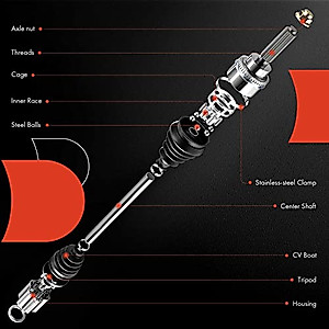 A-Premium Front Left Driver CV Axle Shaft Assembly Compatible with Ford F-150 SVT Raptor 2010 2011 2012 2013 2014, Replace# 1700-701223