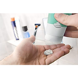 Amazon Basics 2-In-1 Shave Cream, Fragrance Free, 6 Fl. Oz., 2 Pack (Previously Solimo)