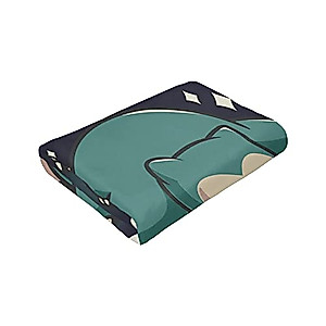 Interesting Flannel Fleece Blanket for Beding Cozy Plush Throw Blanket Lightweight Decorative Blanket Air Conditioner Blanket Towel for Couch Sofa Chair Office Travelling Camping Gift