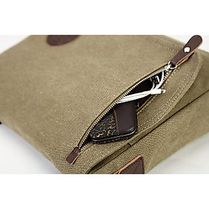 Sechunk Canvas Small Messenger Bag Shoulder bag Cross body bag for men boy