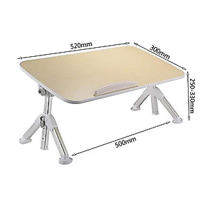 VejiA N/A Laptop Computer Desk, Student Writing Desk Board, Study Desk, Adjustable and Adjustable Folding Computer Desk