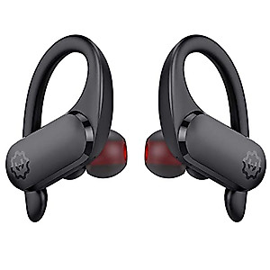 WixGear Sport Wireless Earbuds, Bluetooth 5.0 Wireless Over Ear Sport Headphones with Touch Control, and Charging Case Stereo Deep Bass Sound,30H Playtime Sweat-Proof Bluetooth Earphones with Mic