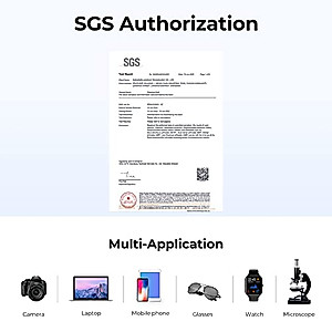 K&F Concept Camera Lens Cleaning Kit - 15ml Sensor Cleaner, Lens Pen Brush, Air Blower, Microfiber Cleaning Cloths & Lens Wipes for DSLR & Mirrorless Cameras and Sensitive Electronics