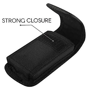 AGOZ Large Scanner Holster, Rugged Vertical Case Pouch for Zebra TC75x, TC75, TC70x, TC70, TC72, TC77, M60, MC65, MC67 Mobile Computer Handheld Barcode Scanner Holder with Metal Belt Clip, Belt Loops