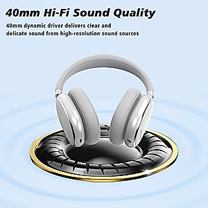 Srhythm NiceComfort 95 Hybrid Noise Cancelling Headphones,Wireless Bluetooth Headset with Transparency Mode,HD Sound