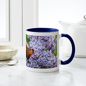 CafePress Blue Lilac Mug Ceramic Coffee Mug, Tea Cup 11 oz