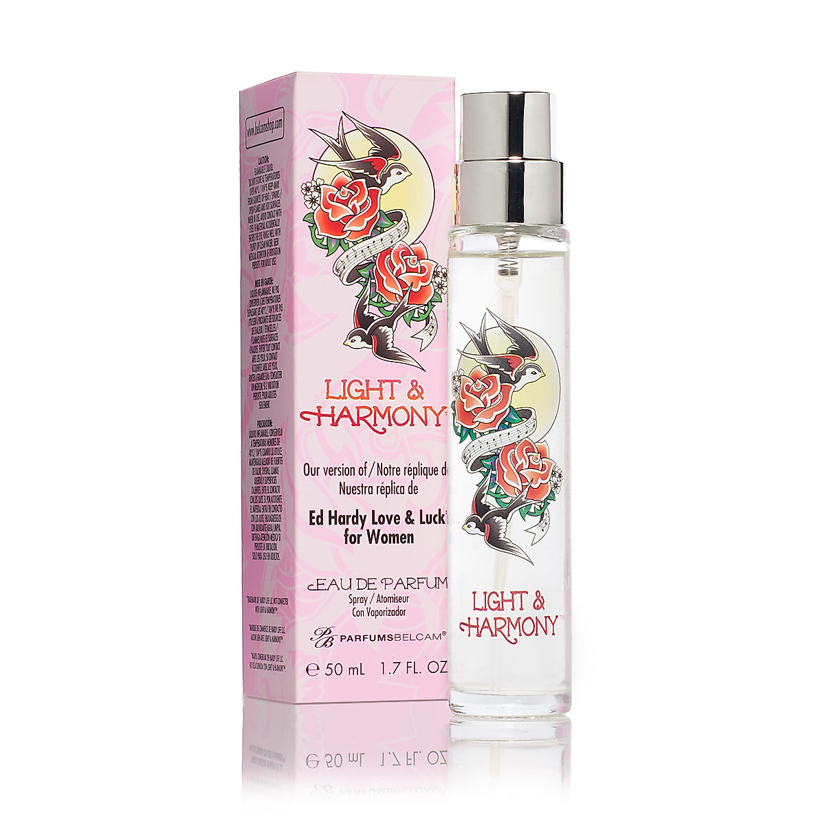 PB ParfumsBelcam Light & Harmony Eau De Parfum Spray, Our Version of a Designer, 1.7 Fl Oz.