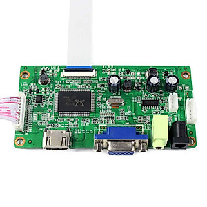 VSDISPLAY HD-MI VGA LCD Controller Board Work for 11.6 13.3 14 15.6 inch 1366 x 768 N156BGE-EB2 B116XAN03.2 B116XAT02.0 CLAA133WB03 HB133WX1-403 N140B6-D11