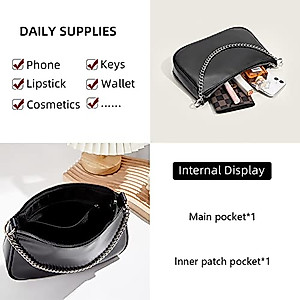 JRNDNIUO Small Crossbody Bag Thick Strap Crossbody Bags for Women, Lightweight Shoulder Trendy Handbag with Coin Purse Pouch