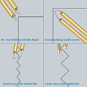 Plastic Welder Kit Automotive, 50W Plastic Welding Gun, Car Bumper Repair Kit, Hot Stapler Plastic Repair Kit, Plastic Welding Repair Kit with Carry Case, 4 Types of Staples
