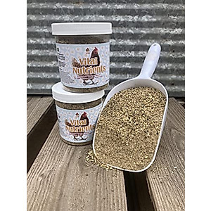 Vital Nutrients: Chicken Vitamins for Feed & Molting Supplement, Egg Booster, Poultry & Chicken Vitamins - Pampered Chicken Mama (1.5 pounds)