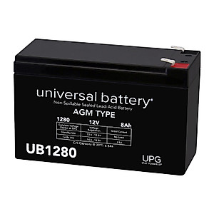 UB1280 12V 8AH SLA Battery Replacement for APC UPS - RBC12 Battery