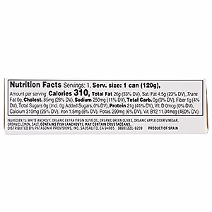 PATAGONIA PROVISIONS Lemon Olive Spanish White Anchovies, 4.2 OZ