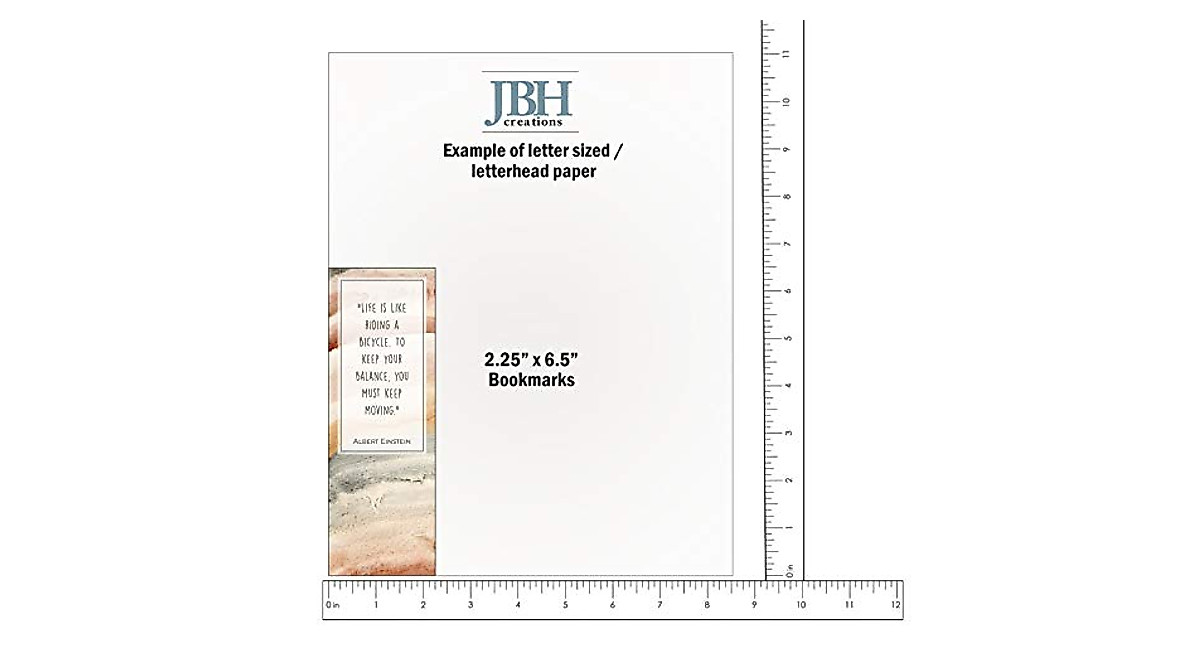 Abstract Bookmarks with Inspirational Quotes | Pack of 48