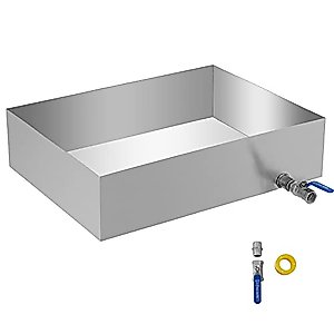 VBENLEM Maple Syrup Evaporator Pan 24x18x6 Inch Stainless Steel Maple Syrup Boiling Pan for Boiling Maple Syrup