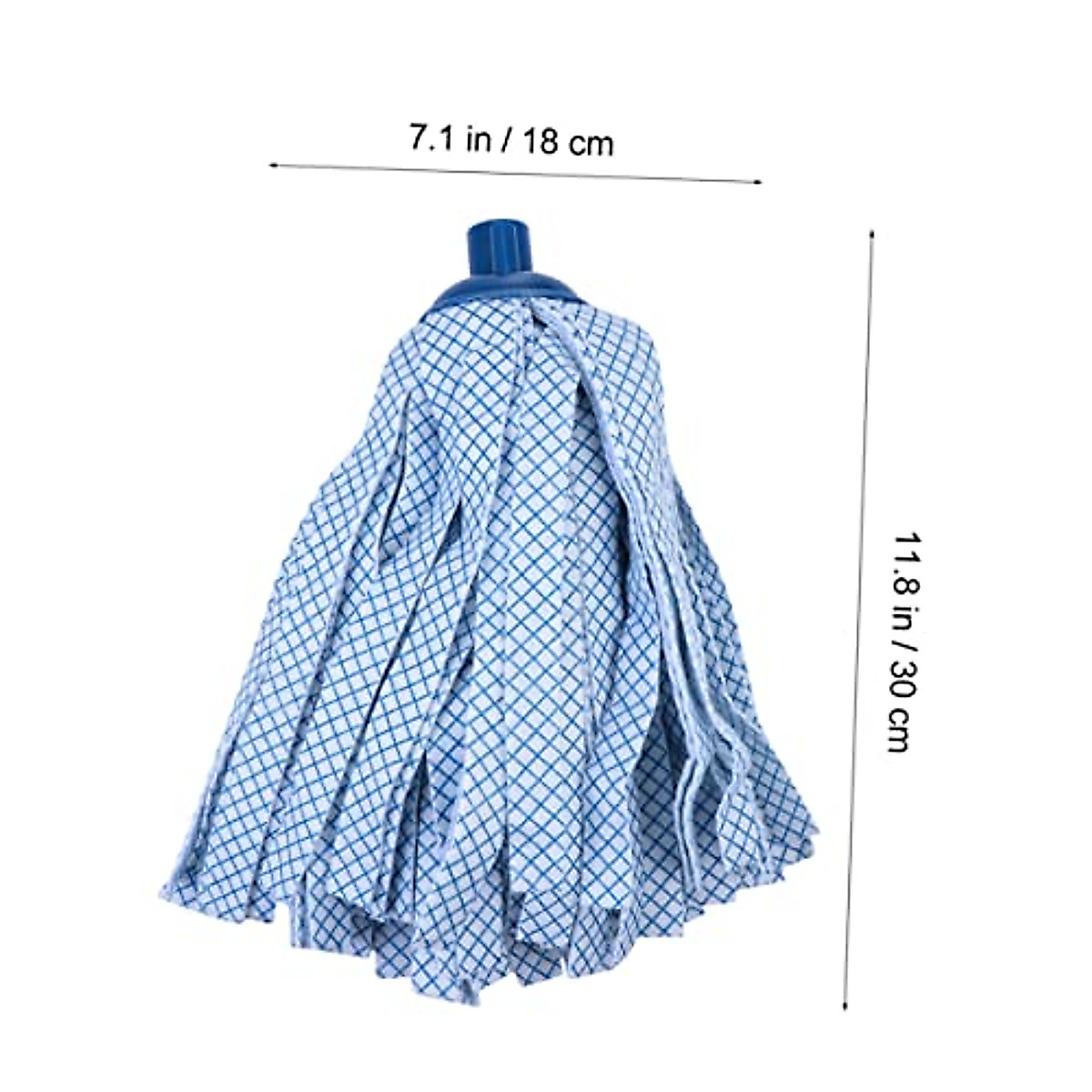 Cabilock 4 Pcs Mop Replacement Head Mop Heads Commercial Cotton Floor Cleaning Mop Head Microfiber Cloth Mop Refill Wet Mop Head Accessories Practical Mop Cloth Filler Care