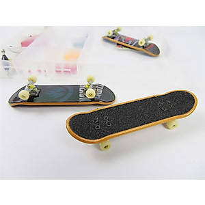 RemeeHi Kids DIY Fingerboard Toy with Nuts Trucks Tool Kit Basic Bearing Wheels Obstacles All Packaged in Plastic Box