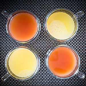 Tealyra - UNIVERSE 8-ounce - Set of 4 - Double Wall Glasses With Handle - Espresso Coffee - Tea - Cappuccino - Clear Cups - Heatproof Insulating - Keeps Beverages Hot - 230ml