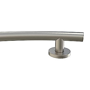 Keeney GB2022-16BN Wave Grab Bar 1.25 Dia x 16 In., Brushed Nickel