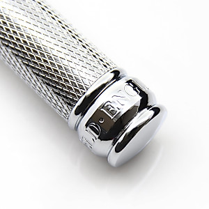 Edwin Jagger DE89KN14BL Reusable Classic Double Edge Safety Razor for Men (Knurled)