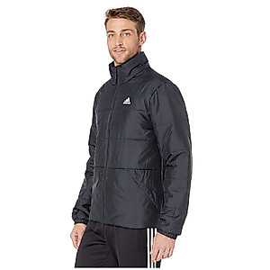 adidas Men's BSC 3-Stripes Insulated Outdoor Jacket, Black/Black, XX-Large