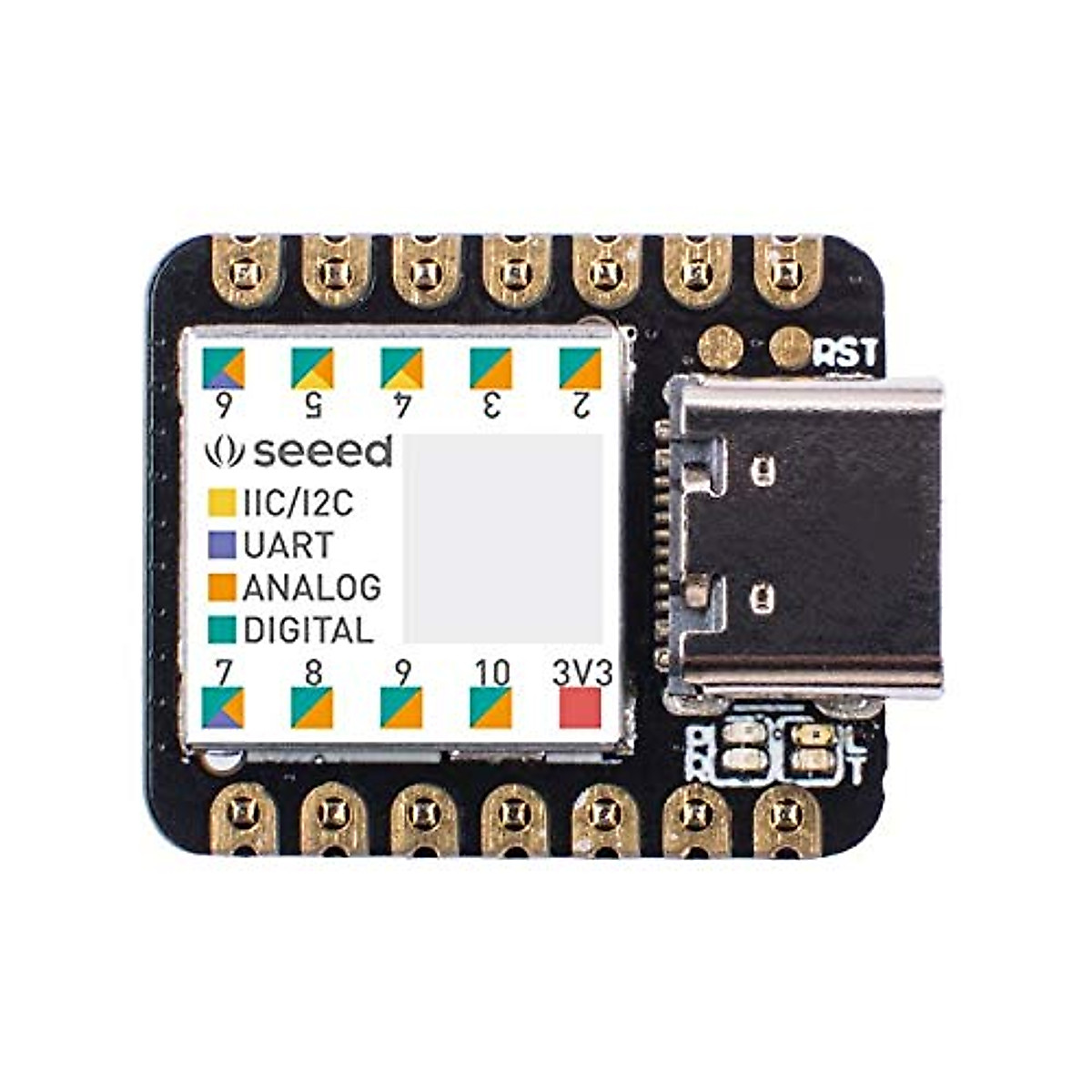 Seeed Studio XIAO SAMD21The Smallest Arduino Microcontroller Based on SAMD21,with Rich Interfaces, 100% Arduino IDE Compatible, desiged for Projects Need Arduino Micro, 1pc