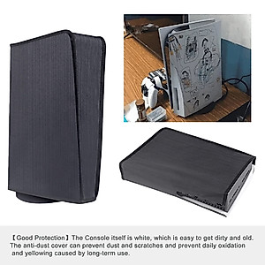 PS5 Console Dust Cover Case，Soft Neat Lining Dust Protective Guard Sleeve for Sony Playstation 5 Console, Anti Scratch,Waterproof and Dust-Proof