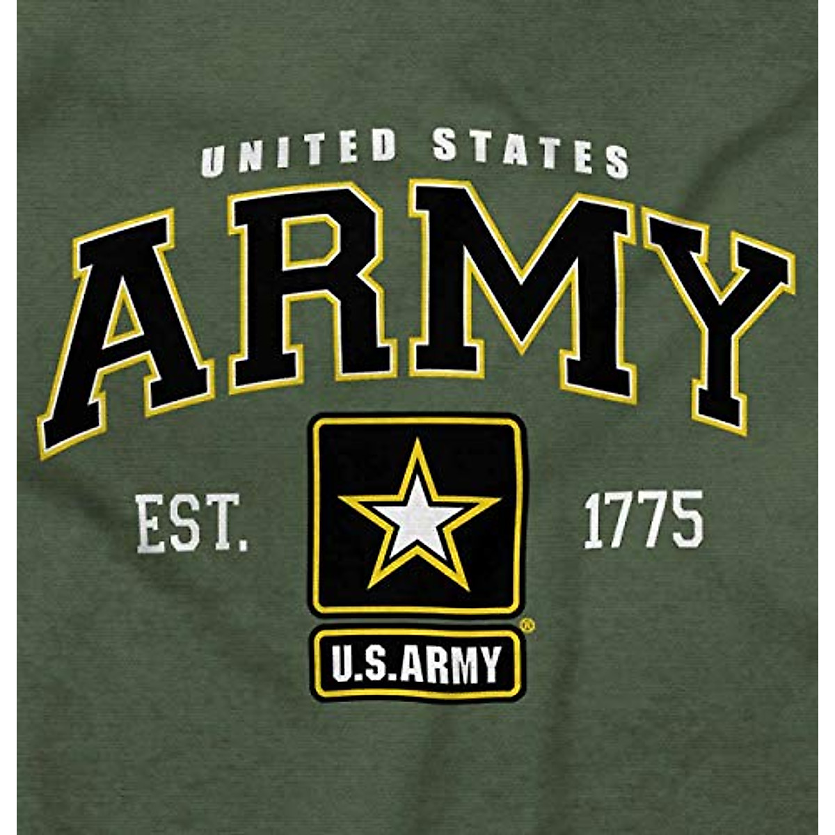 Brisco Brands US Army Pride United States Military Hoodie Sweatshirt Women Men